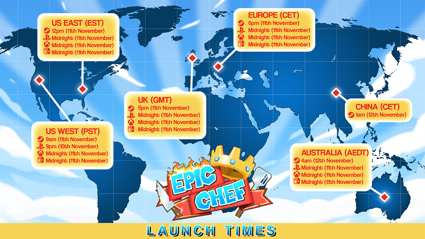 Epic Chef out now on Playstation, Xbox & Nintendo Switch!