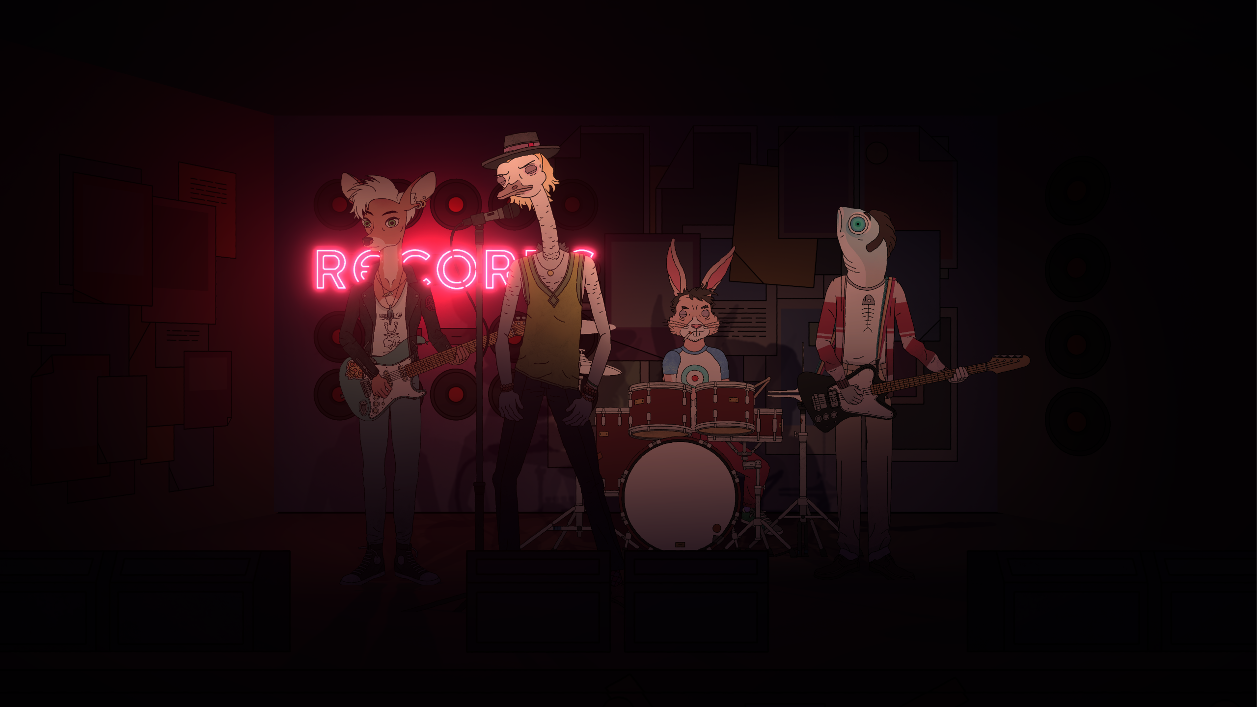 Announcing Rockbeasts, an upcoming rock band management game!