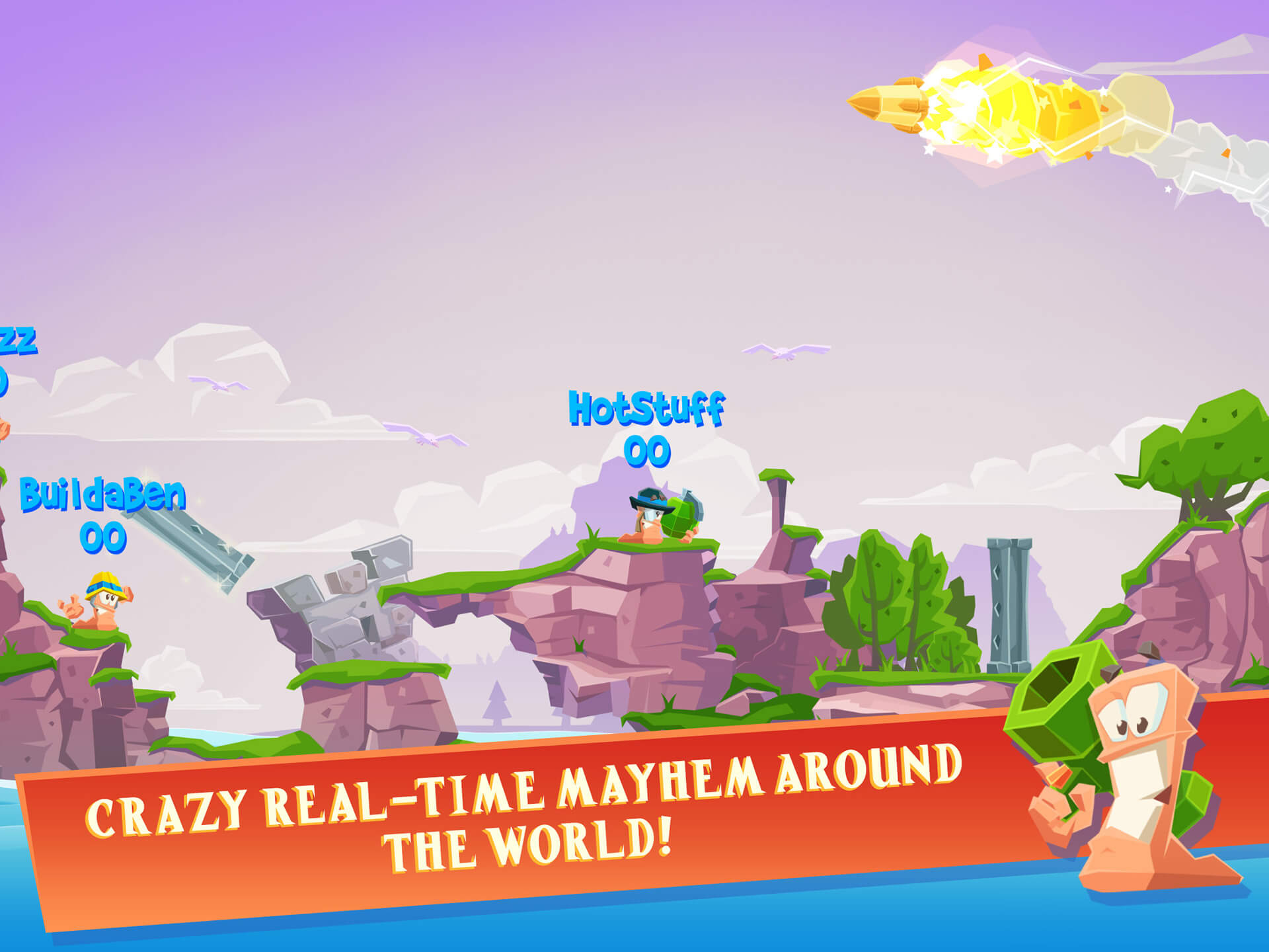 Worms 4 | Worms 4 for IOS | Team17