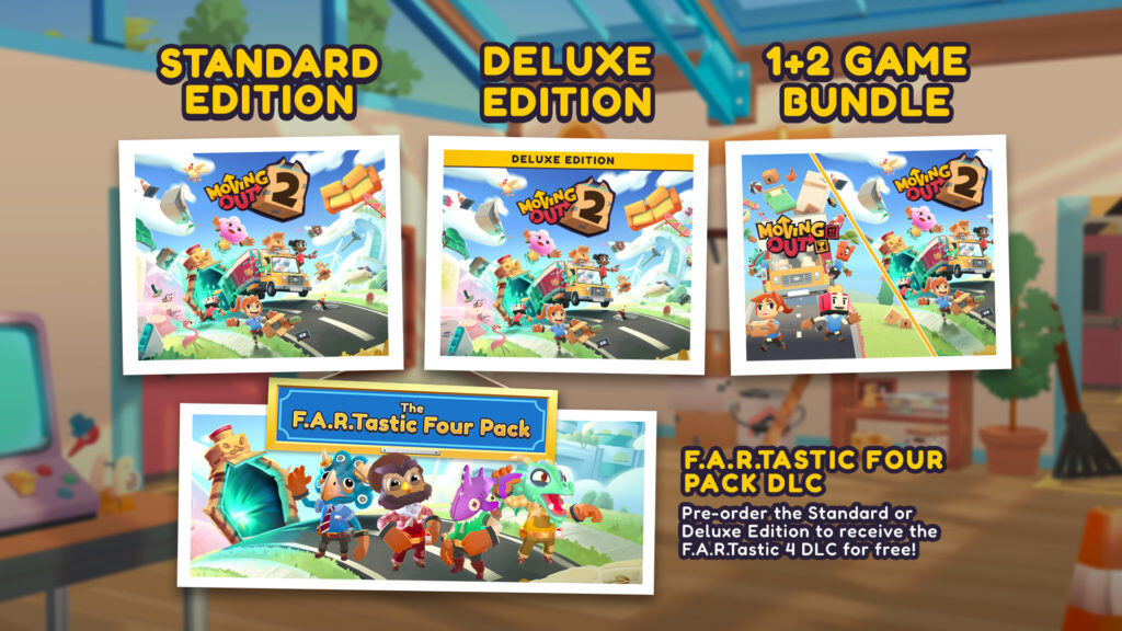 Moving Out 2 | Pre Orders Now Live With a Free Movers Pack