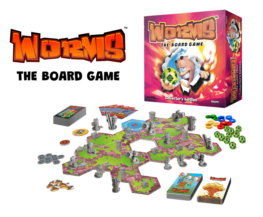 Team17 & Mantic Games making Worms: The Board Game