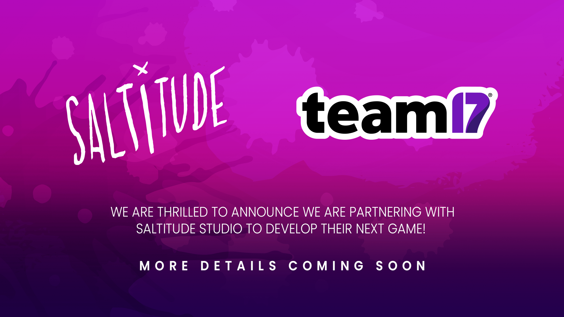 Team17 and Saltitude Games announce partnership!